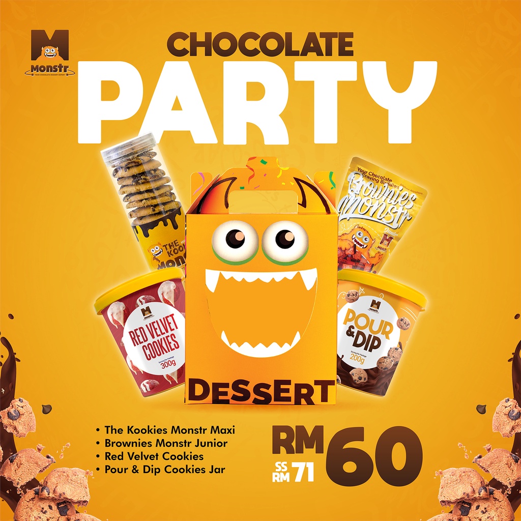 MONSTR VAGANZA CHOCOLATE PARTY | Shopee Malaysia