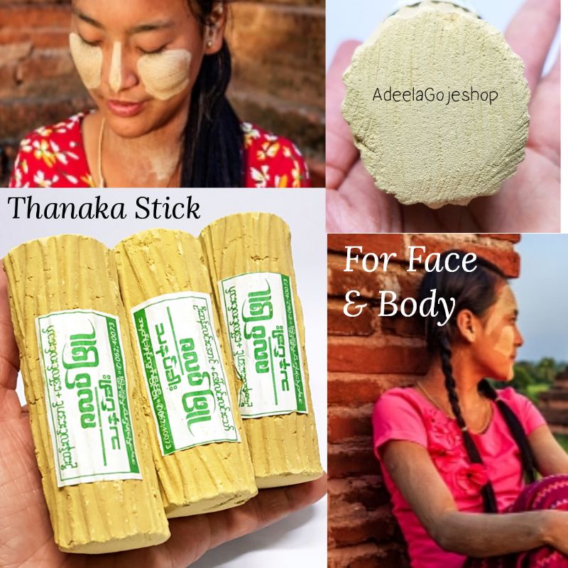 Thanaka Stick/ Log/ Original Burmese Beauty/ Thanaka Wood/ Buat Bedak ...