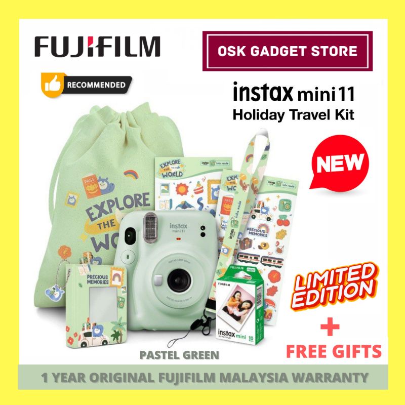 Limited Edition | Fujifilm Instax Mini 11 Holiday Travel Kit Package ...