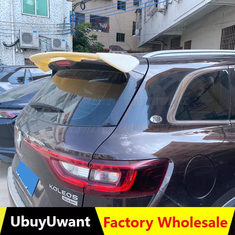 Use For Renault Koleos 2016-2020 Spoiler ABS Plastic Carbon Fiber Look Hatchback SUV Roof Rear ...