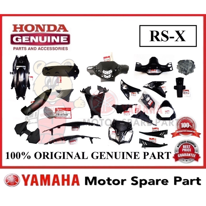 inner part honda rs-x original honda 100%, cover hitam honda rs-x ...