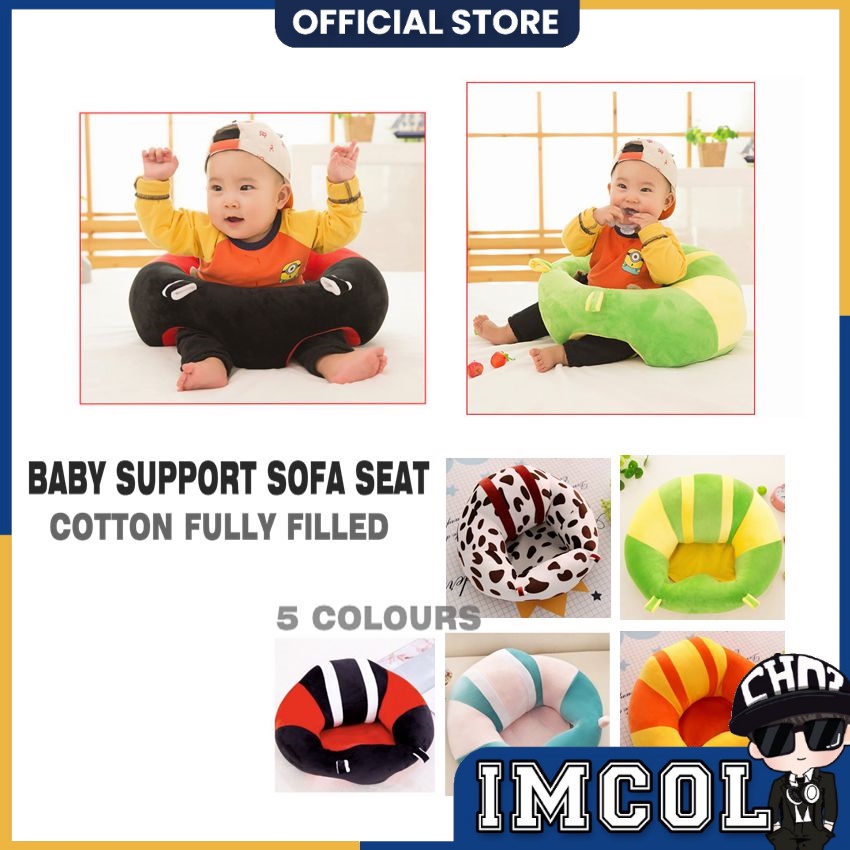 Baby Plush Support Seat Soft Sofa Infant Learning To Sit Chair Keep ...