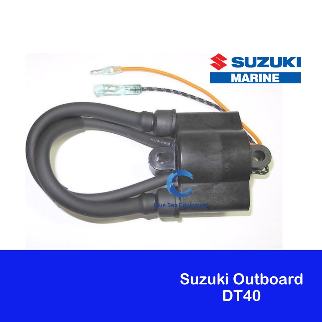 Original Ignition Coil for 40HP Suzuki & E40J Yamaha Outboard - 33410 ...