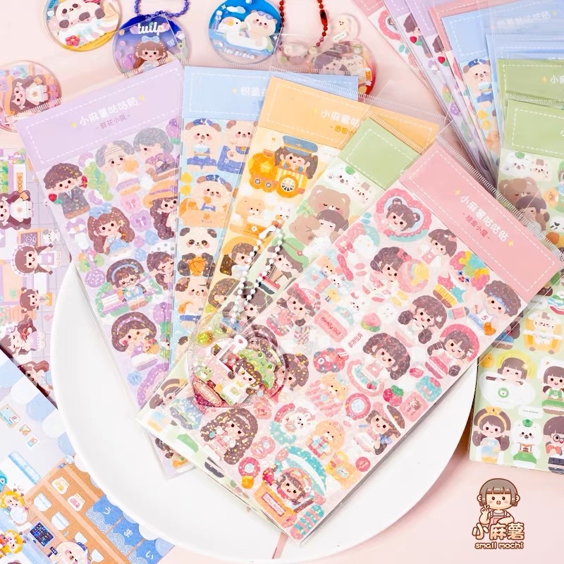 [Ready Stock] Small Mochi Sticker 小麻薯咕卡贴纸 | Shopee Malaysia