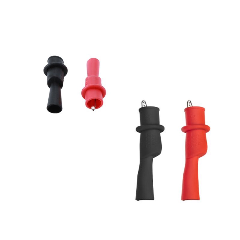 Multimeter crocodile clips test probe clips 10A (red+black) | Shopee ...