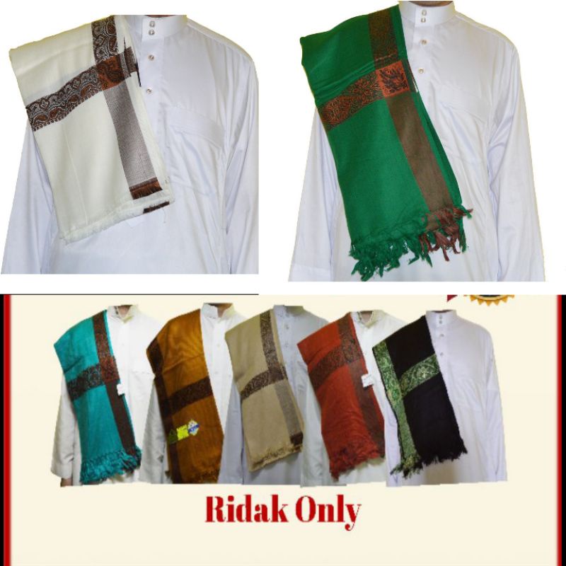 Rida Rida' Ridak Hijau Putih Hitam Merah(Cotton India) | Shopee Malaysia