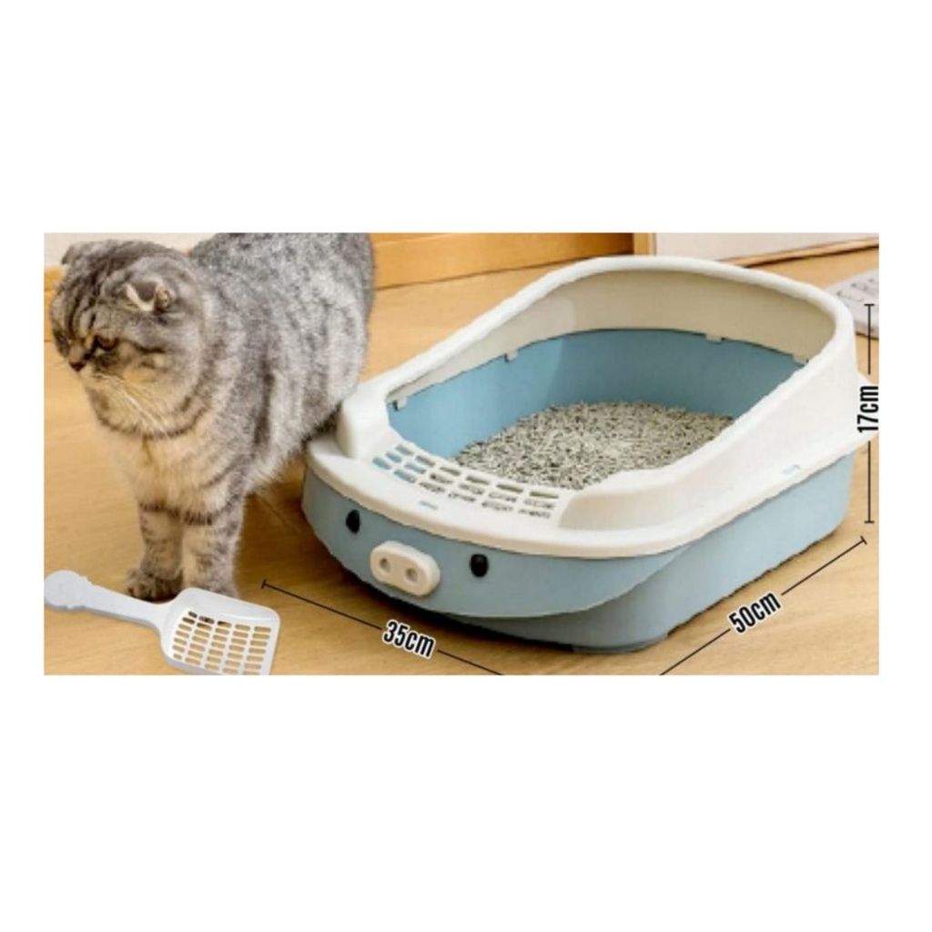 Cat Litter Box MOTIF ANIMAL SERIES Free Sand Spoon/Clb48/Premium Cat ...