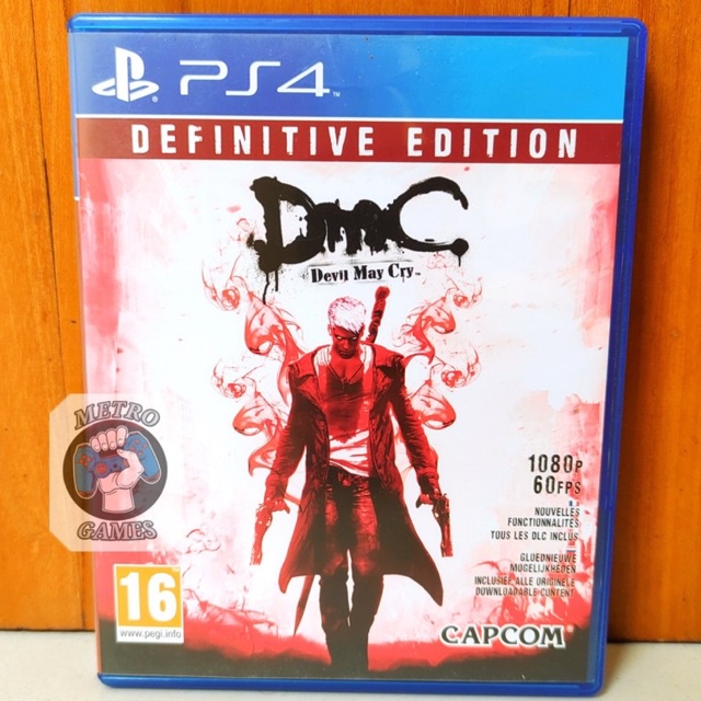 Devil May Cry Definitive Edition ps4 Cassette Devil May Cry Playstation ...