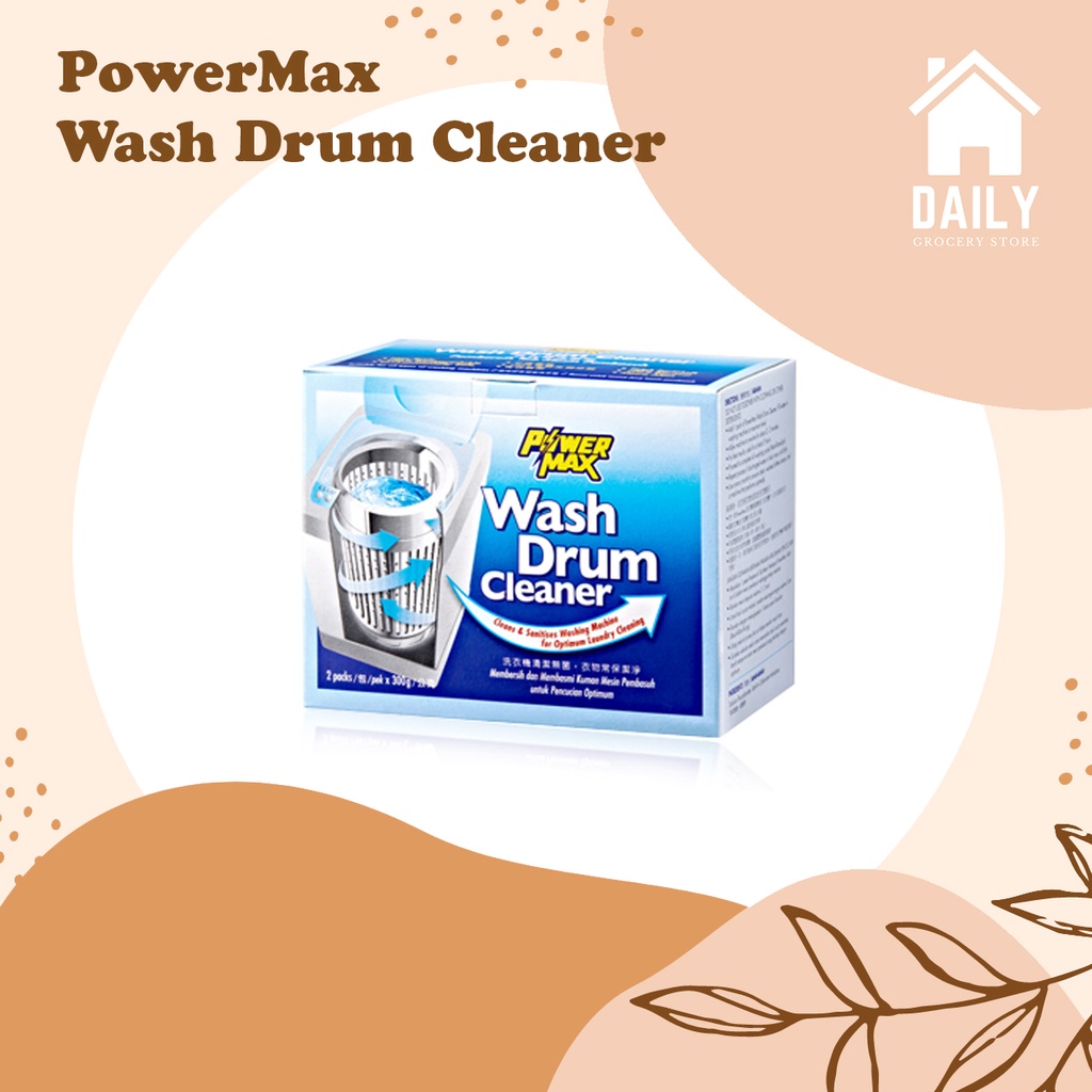 PowerMax Wash Drum Cleaner Cosway (2 sachets x 300g ) Pembersih Mesin ...