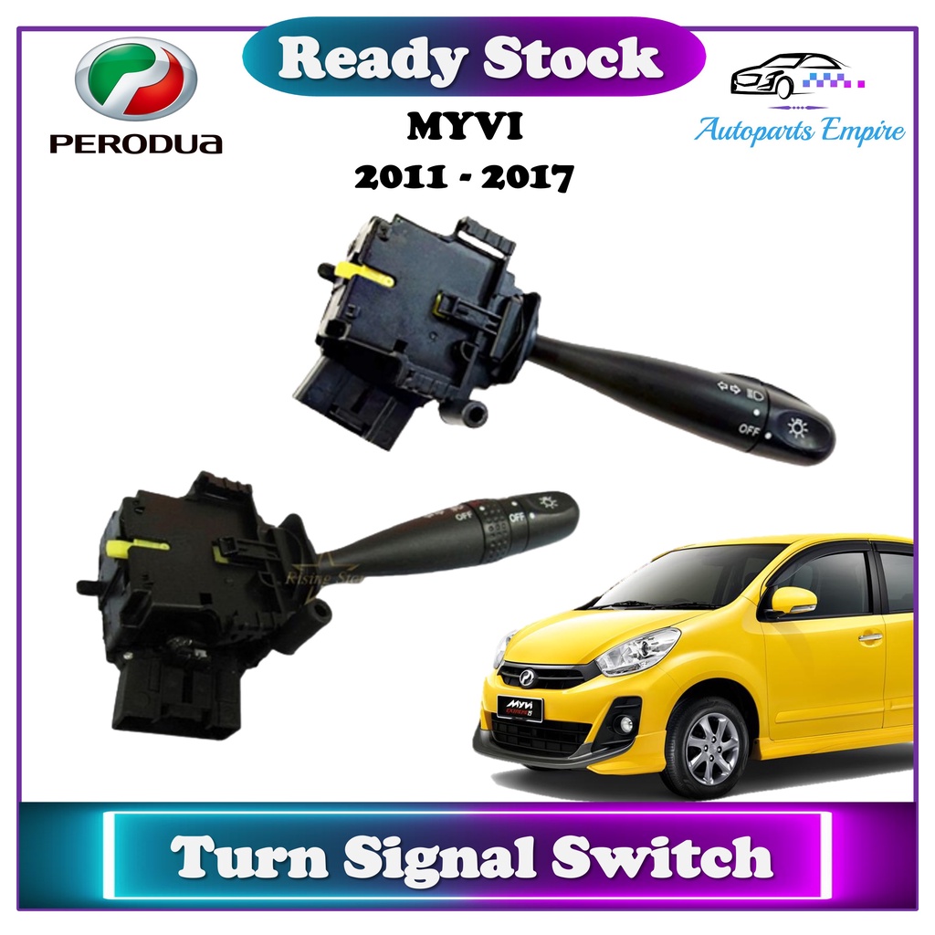 Perodua Myvi 】 Turn Signal Switch / Head Lamp Switch / Suis Lampu Besar ...