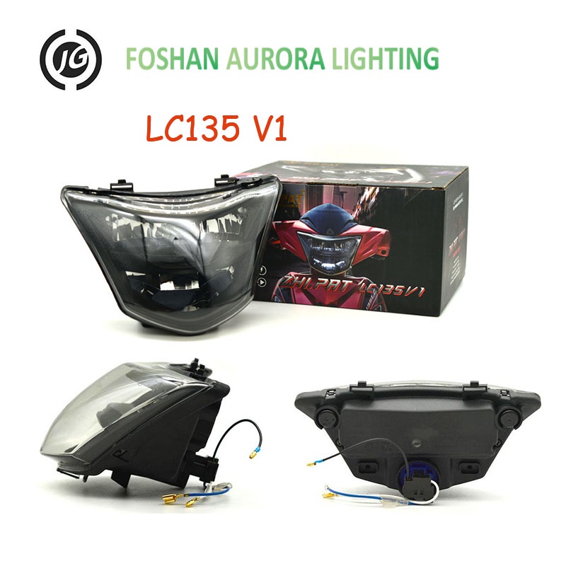 LAMPU ZHIPAT LC135 V1 LC135 V2-V7 LED HEAD LAMP SMOKE ZHI PAT LC135 V1 ...