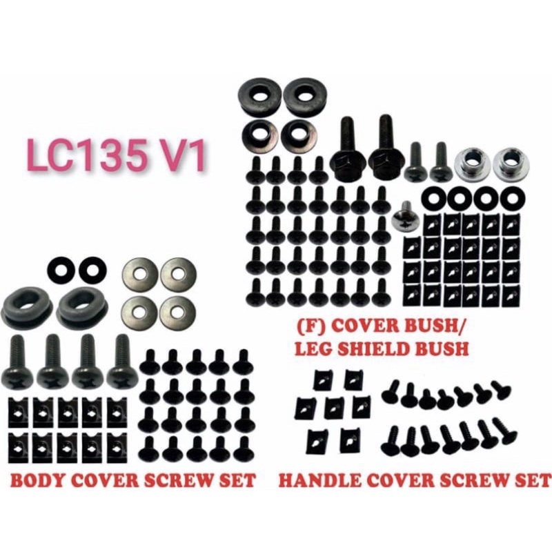 Body Cover Screw Skru Frame Body Cover Screw / Handle Cover Screw / Leg ...