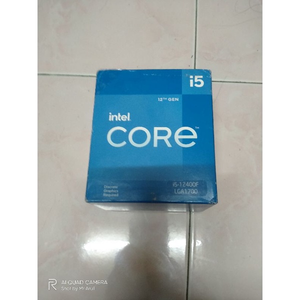 Intel Processors 12th Gen i5-12400F(2.50ghz Max Turbo frequency 4.40ghz ...