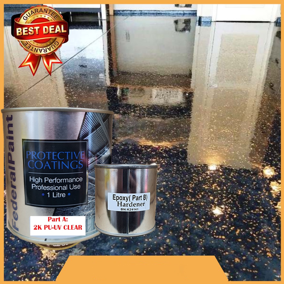 1L 2K PU-UV CLEAR PU EPOXY COAT WATERPROOF UV-PROTECTION /2K ...
