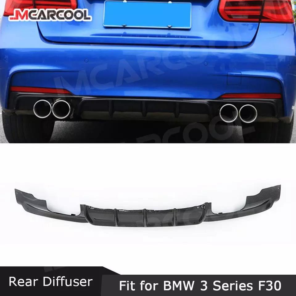 Carbon Fiber Rear Diffuser Lip Spoiler for BMW 3 Series F30 F35 M-sport ...