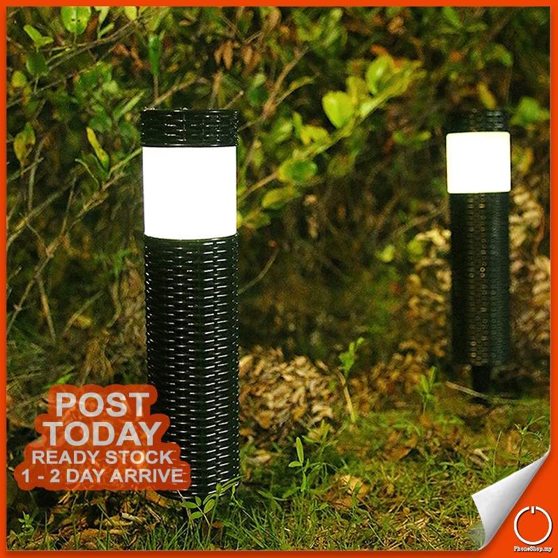 𝐍𝐈𝐆𝐇𝐓 𝐒𝐄𝐍𝐒𝐎𝐑 Cylinder Solar LED Light Waterproof Outdoor Lighting ...
