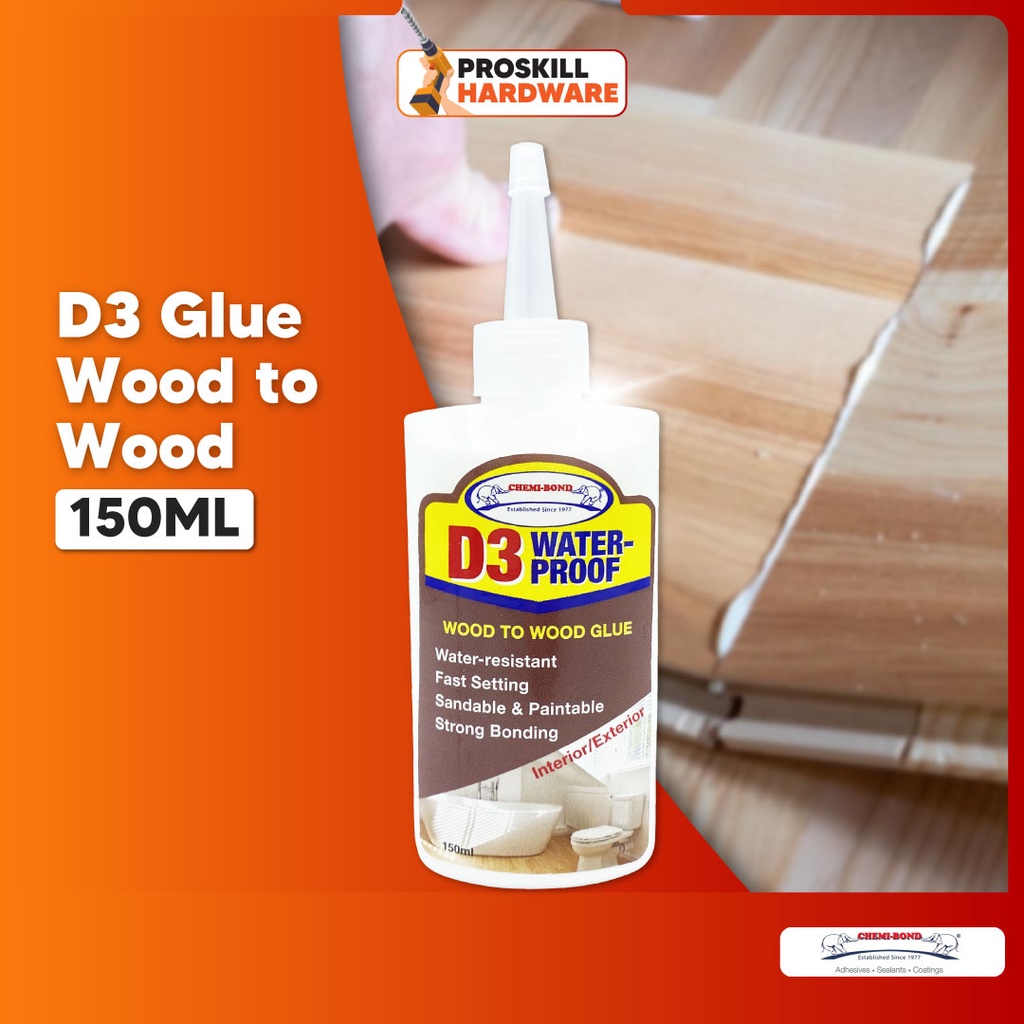 PROSKILL HARDWARE D3 Carpenter Wood to Wood Glue Chemibond Glue for ...