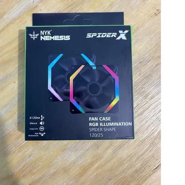 Fan NYK NEMESIS SPIDER X RGB Gaming Case 12Cm | Shopee Malaysia