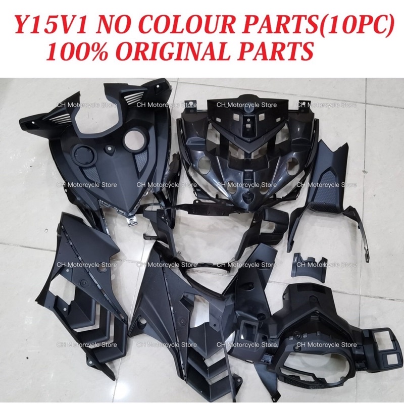 Original Yamaha Y15ZR V1 V2 Inner Cover Set Matt No Color Hong Leong ...