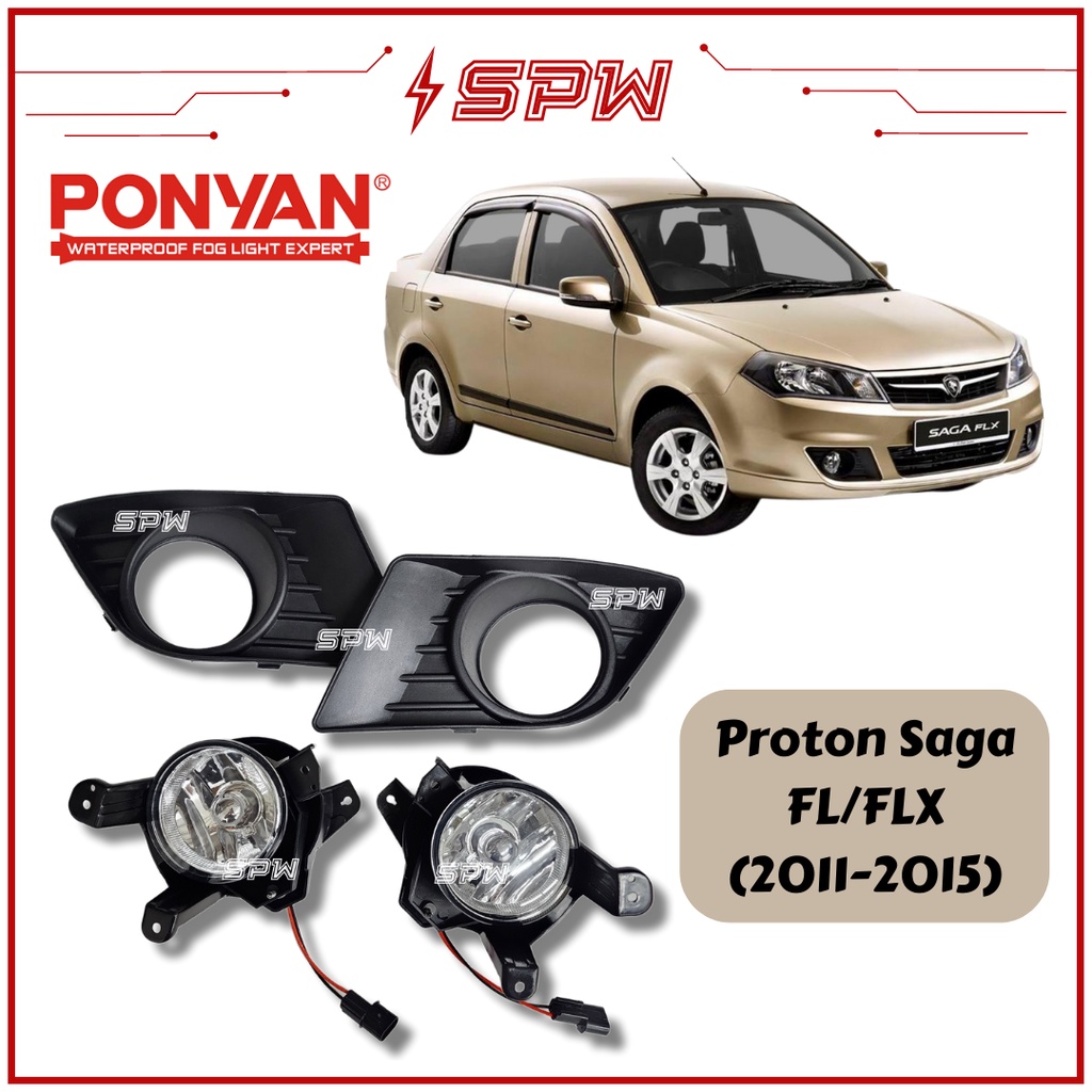 Proton Saga FL/FLX Fog Lamp Fog Light Spot Light Pentair Ponyan Foglamp ...