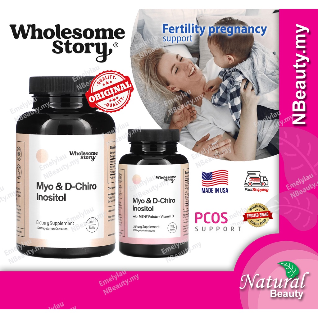 Myo-Inositol & D-Chiro - PCOS, Ovasitol Hormonal Balance & Ovarian ...