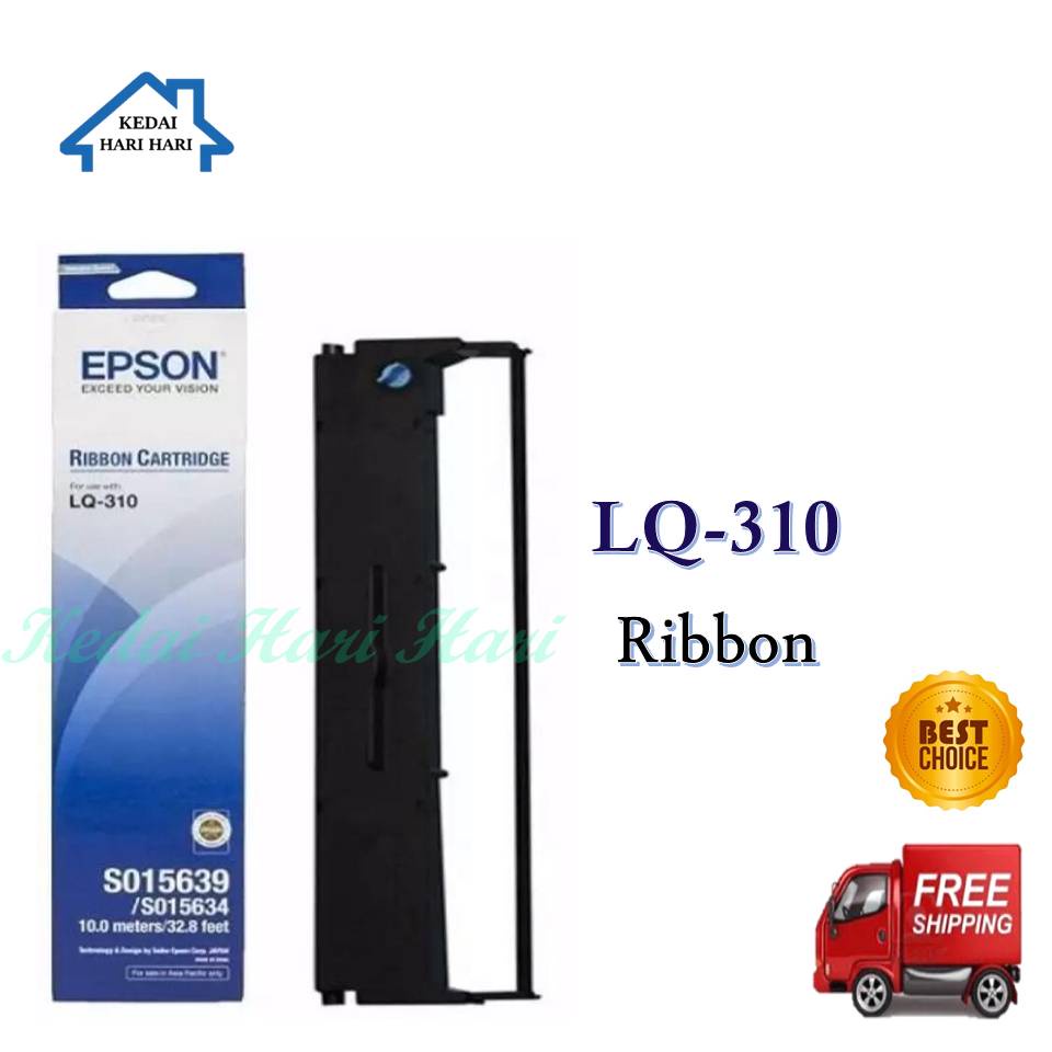 Epson LQ-310 Ribbon Cartridge S015639 S015634 / LQ310 Ink Cartridge For ...