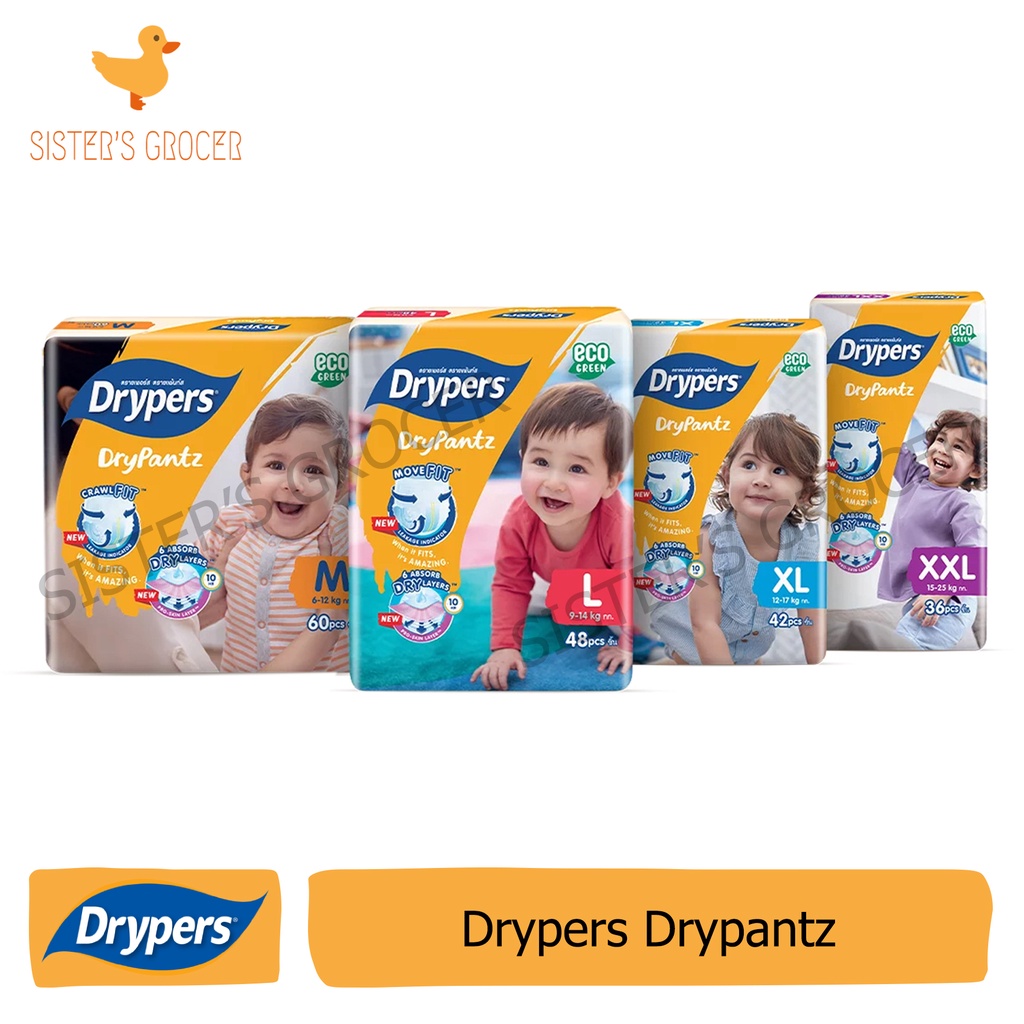 Drypers Drypantz (M/L/XL/XXL) | Shopee Malaysia