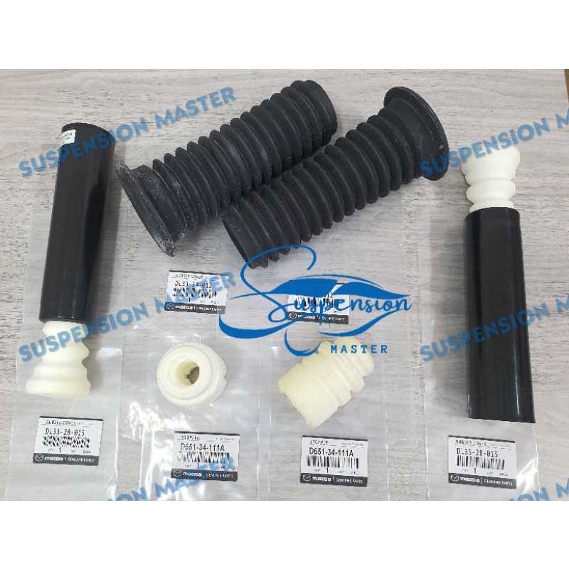 6 IN 1 SET - REAR ABSORBER COVER WITH SHAFT BUSH/ FRONT DAMPER BUSH ...
