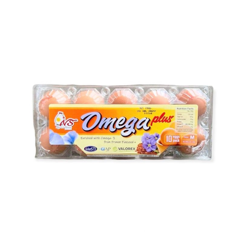 NS Omega Plus Egg 10 pcs / Omega鸡蛋 / Telur Omega | Shopee Malaysia