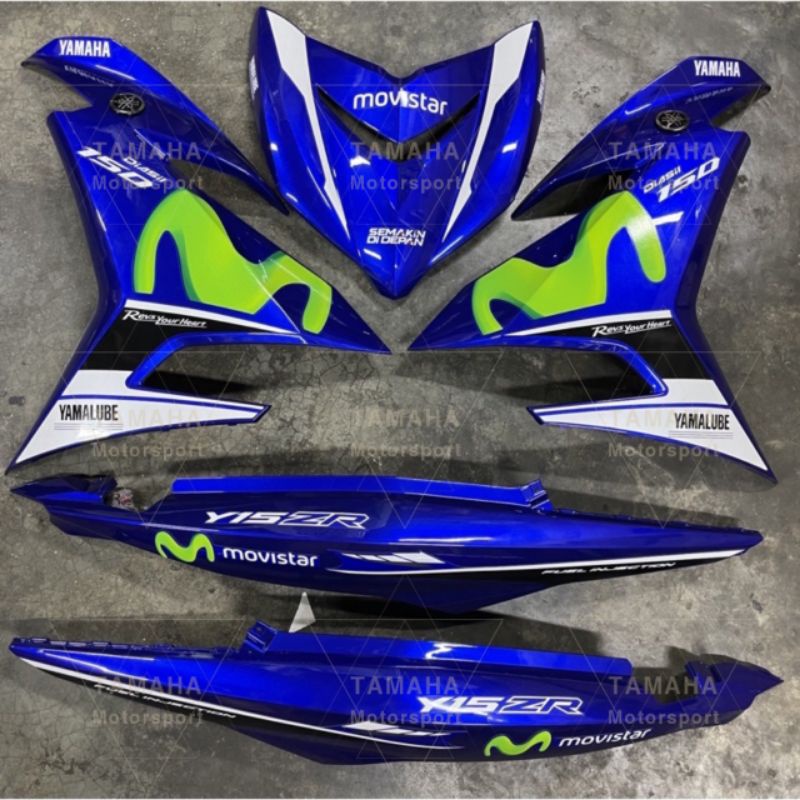 Yamaha Y15 Y15zr V1 V2 Movistar 2015 m hijau semakin di depan all blue ...