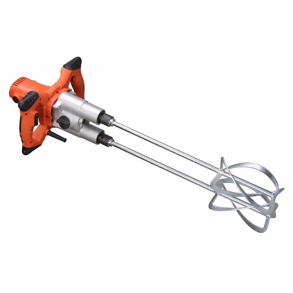 Cement Mixer Concrete Grout Painting Hand Power Mixer 6 Speed 2 Blades ...