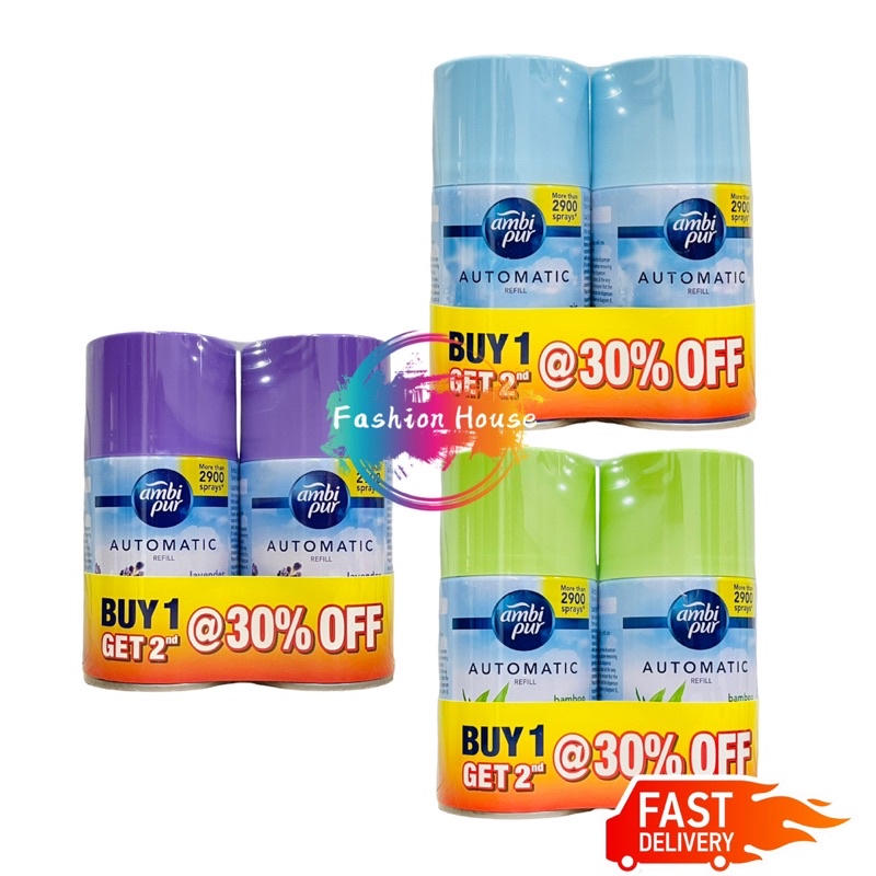 Ambi Pur InstantMatic Spray Refill (250ml x2) | Shopee Malaysia