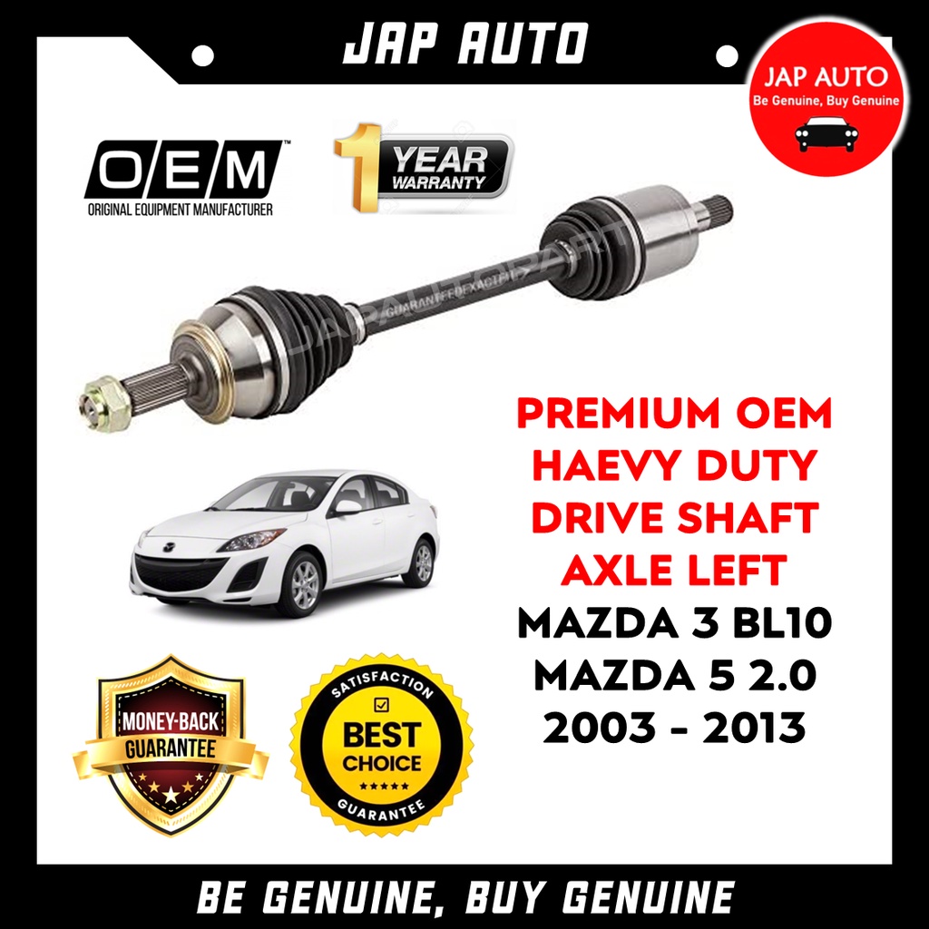Mazda 3 BL10 Mazda 5 2.0 2003 - 2013 Premium OEM Heavy Duty Left Drive ...