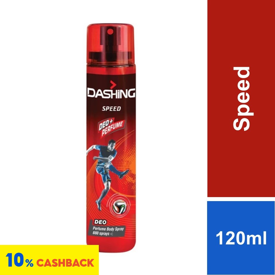 Dashing Deodorant Perfume Body Spray - Speed Surge (120ml) | Shopee ...