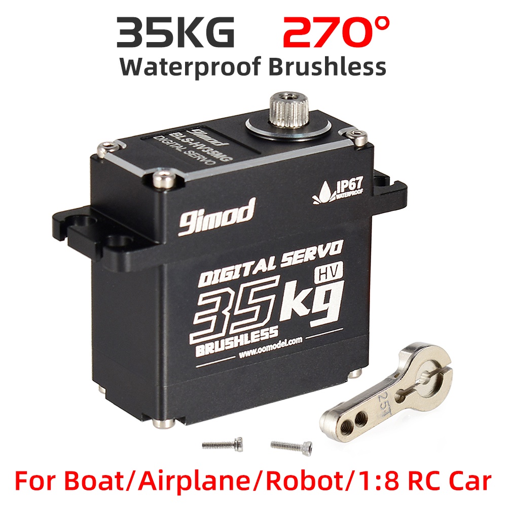 9imod Waterproof Brushless Coreless Servo 50KG 45KG 35KG 25KG 180 ...