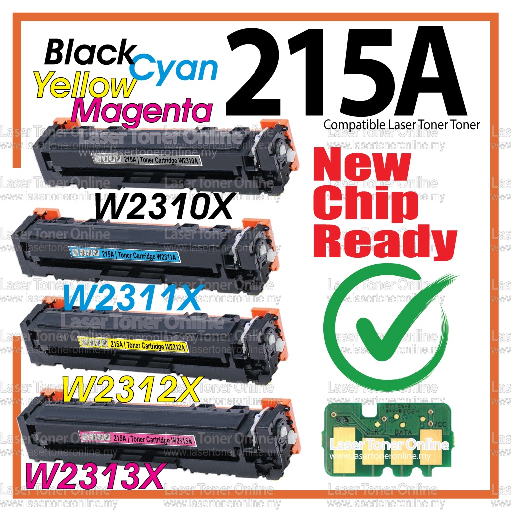 Compatible to H* 215A 215X W2310A W2310X H* Color LaserJet Pro MFP ...
