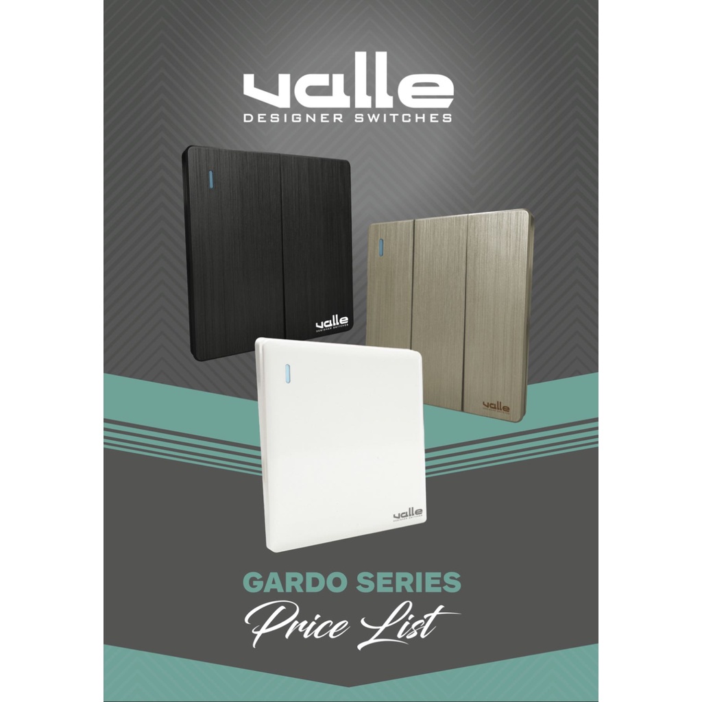 VALLE Grande Socket and Wall Switch Slim Modern Switches Design WITH ...