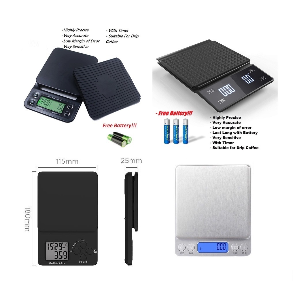 Coffee Scale Kitchen Scale Baking Scale Precision Scale Zero Error ...