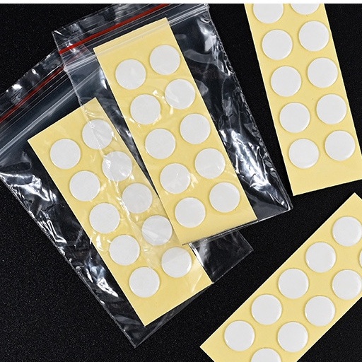 Blister Of 100 2-Sided silicone Adhesives Used To Attach charm Fast ...