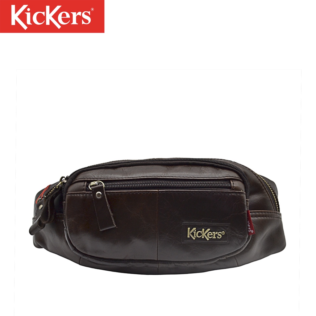 Kickers Genuine Leather Men's Crossbody & Waist Pouch #KIC-S-78914 ...
