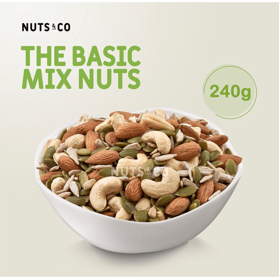 Nuts & Co The Basic Mix Nuts (Freshly Mix in Malaysia) Kacang Campuran ...
