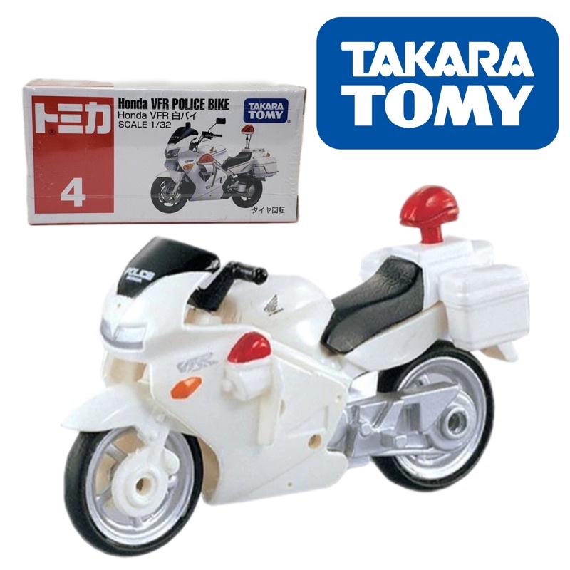 Original No.4 Honda VFR Police Bike 1/32 Tomica Takara Tomy Die-Cast Model Malaysia Ready Stock ...