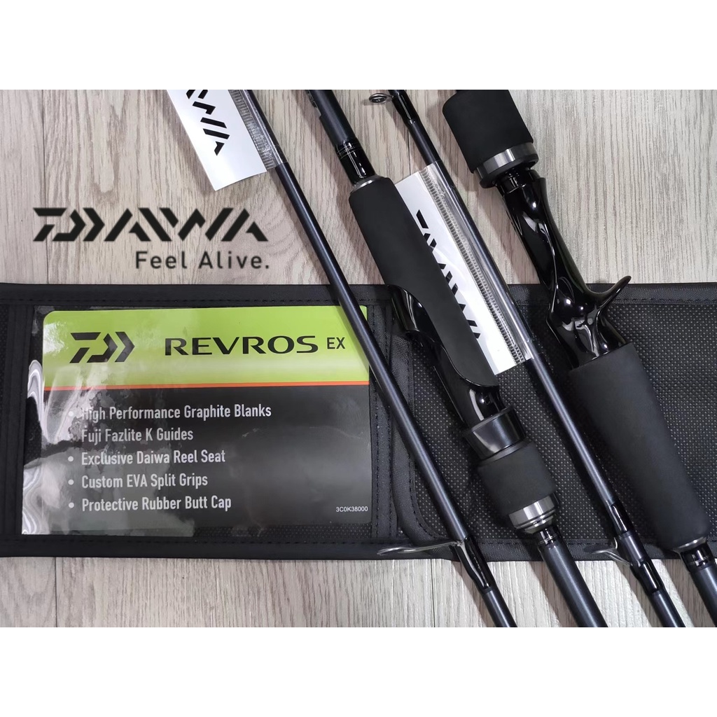 2022' DAIWA REVROS EX FISHING ROD (SPINNING / BAITCASTING / BC) | Shopee Malaysia