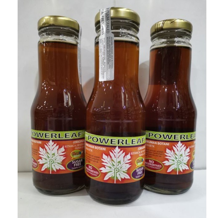 Powerleaf papaya leaf juice (sugar free) 250ml | Shopee Malaysia