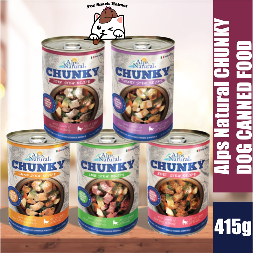 Alps Natural Chunky Dog Canned Food - 415g 🐶 | Shopee Malaysia