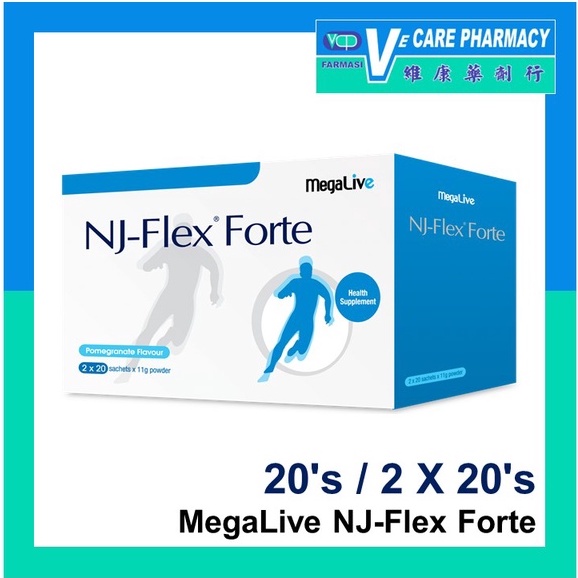 MegaLive NJ-Flex Forte 20's / 2 X 20's (Exp: 02/2026) | Shopee Malaysia