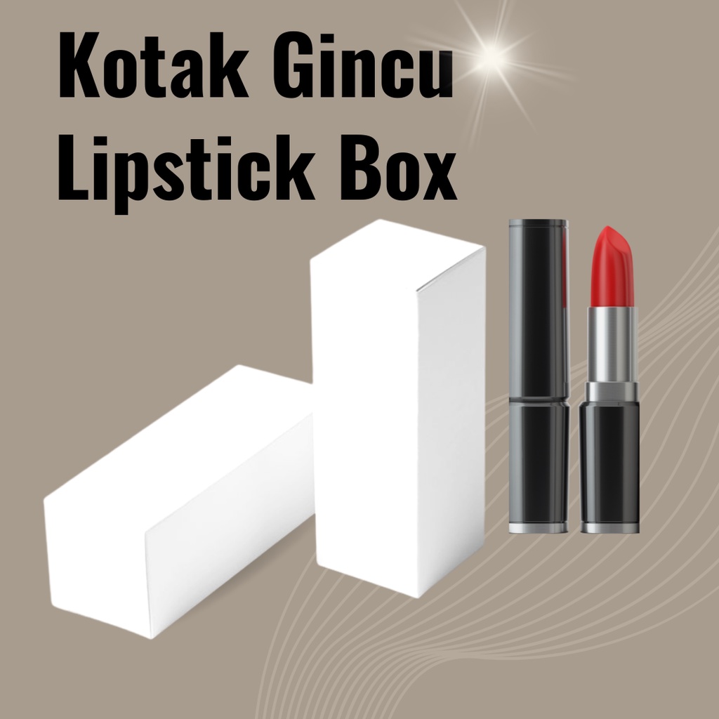 Lipstick Box Custom Design Perfume Box Mini Gift Box Lip Balm Kraft ...