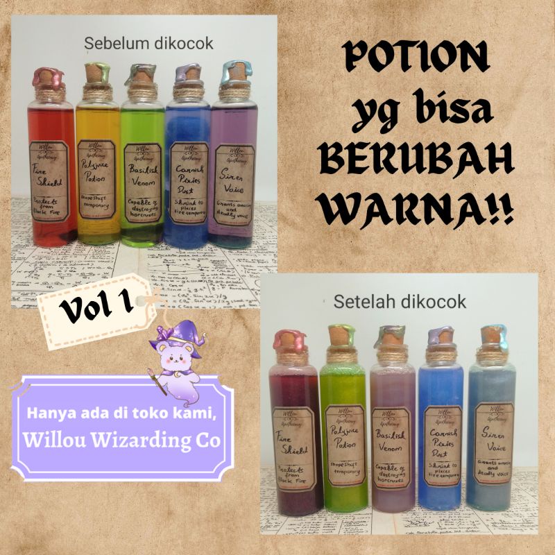 Harry Potter potion Magic potion Ver 1 Polyjuice potion Color Changing ...