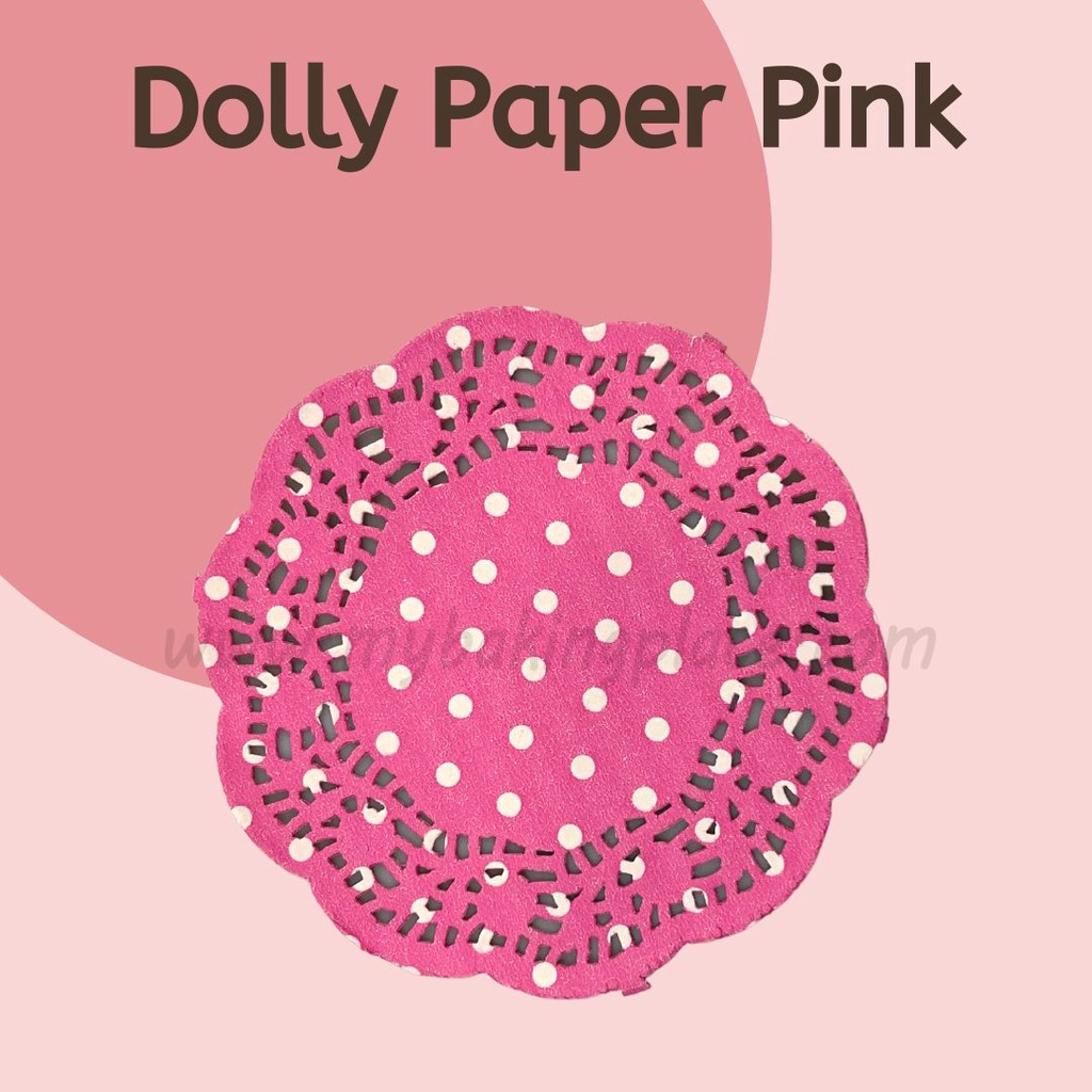 Pink Doily Paper Doyley Paper Kuih Bakar Food Cover Kertas Makanan Gift ...