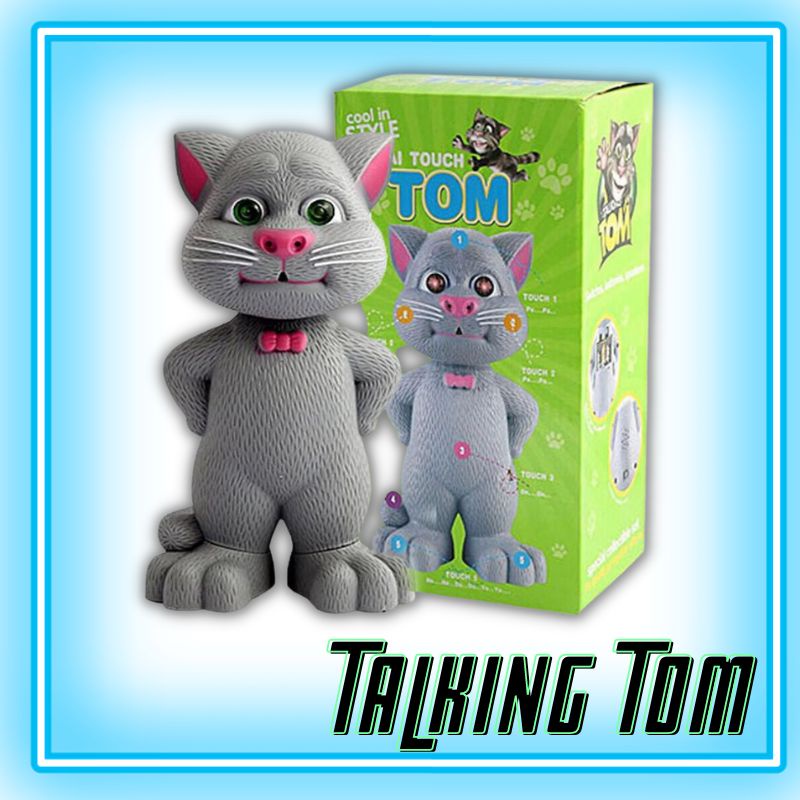 Talking Tom Toy Cat Intelligent Voice Recording & Touch Sensor (able to ...